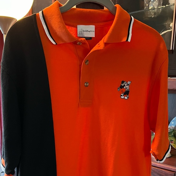Disney | Shirts | Disney Golf Polo Shirt Color Block Mens Medium Cotton ...